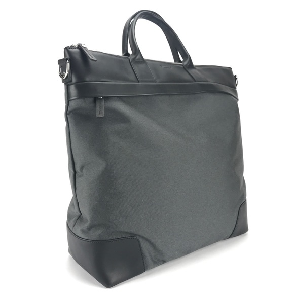 Shinola | Bags | Shinola Detroit Charcoal Nylon Leather Travel Tote ...